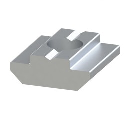 Profilé aluminium 40x40 mm - 8 mm - elcom shop